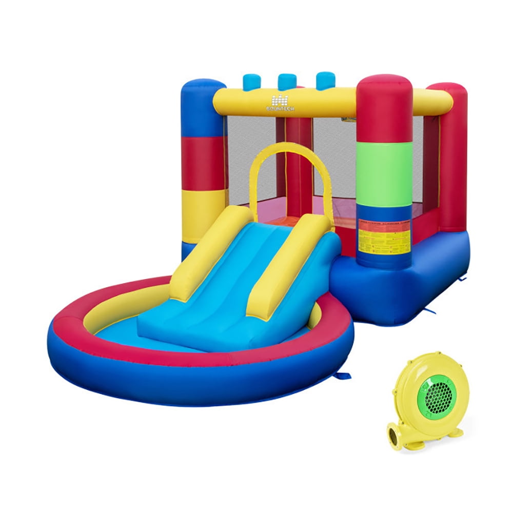 Canddidliike 4-in-1 Jigsaw Theme Inflatable Bounce House with 480W ...