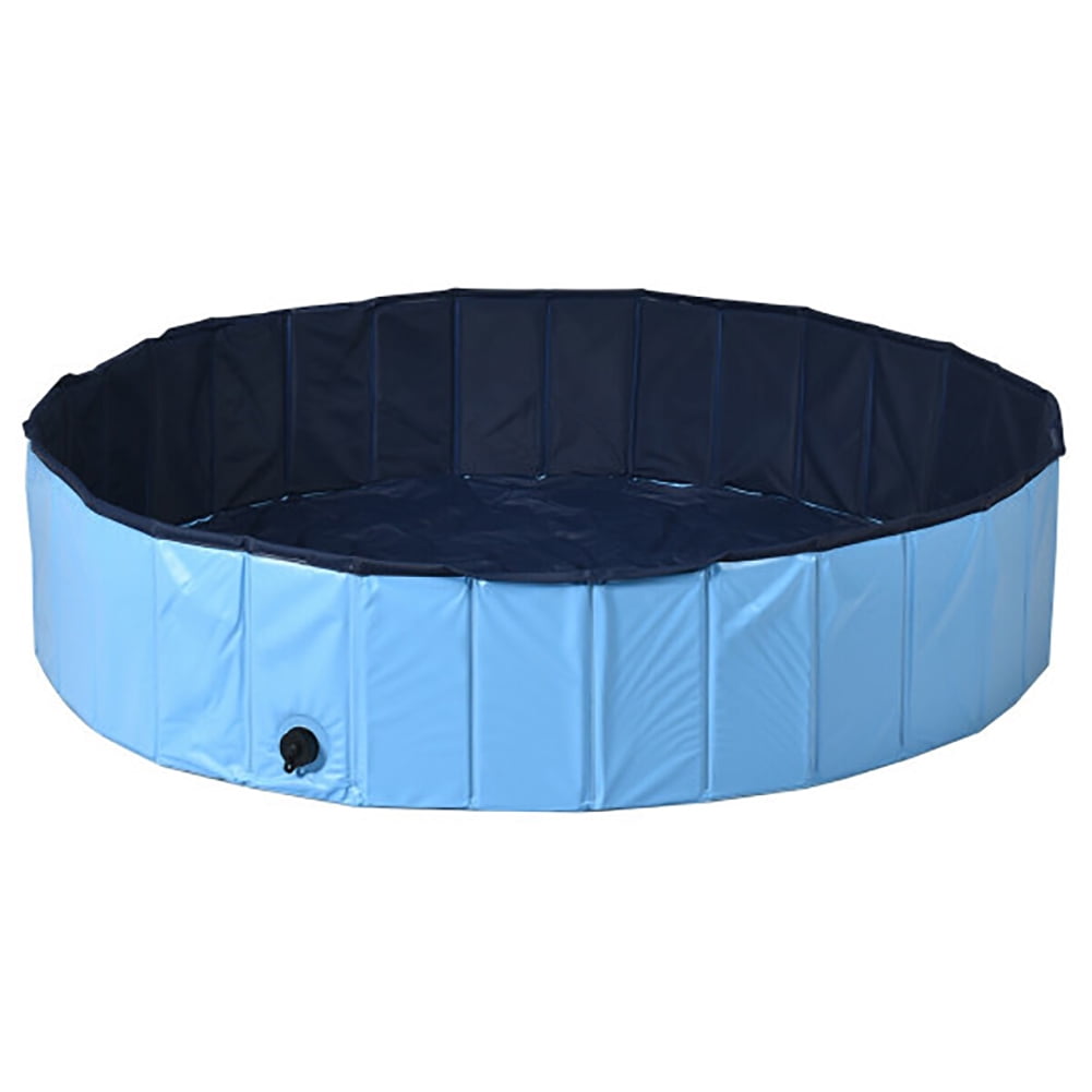 Canddidliike 55" PVC Outdoor Foldable Pet and Kids Swimming Pool-Blue ...