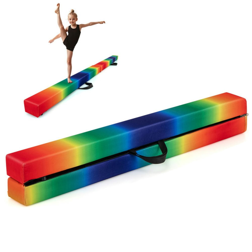Canddidliike 7 FT Folding Portable Floor Balance Beam, Balance Beam ...