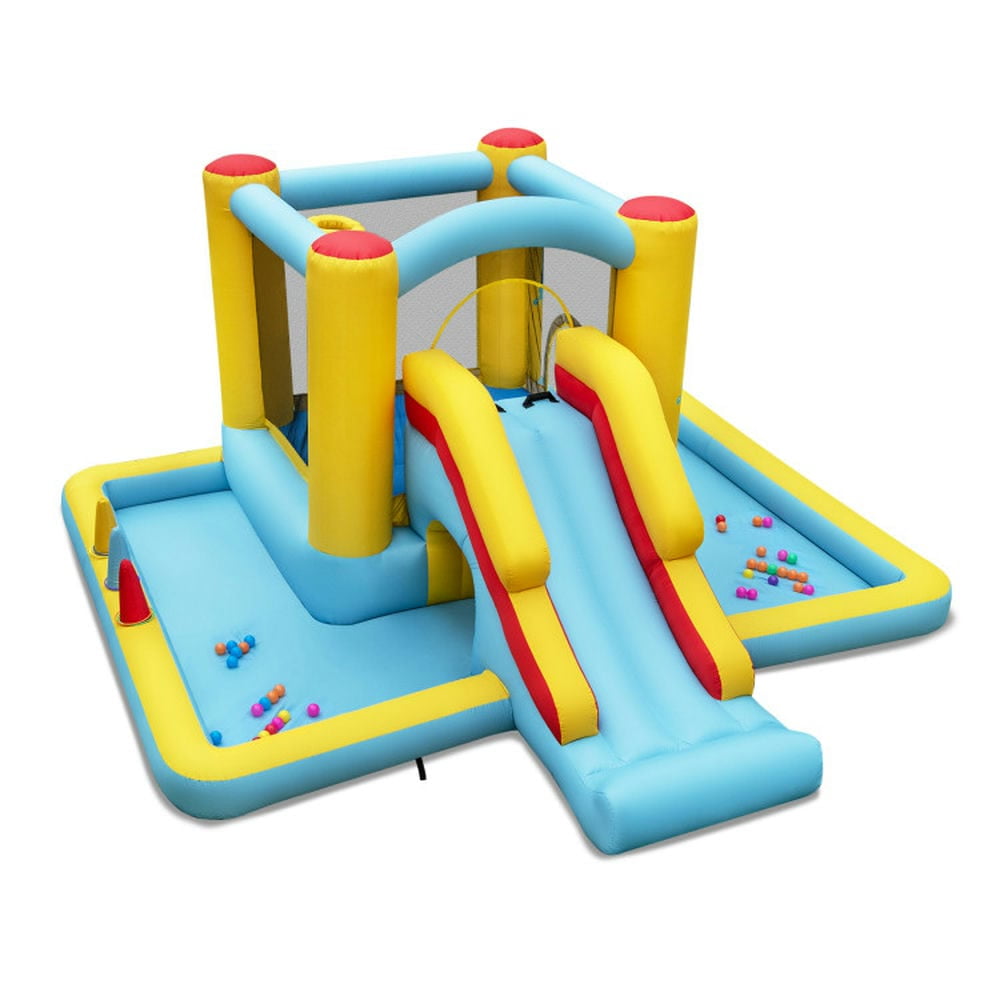 Canddidliike 7-in-1 Bouncy Castle, Inflatable Bounce House, Castle with ...