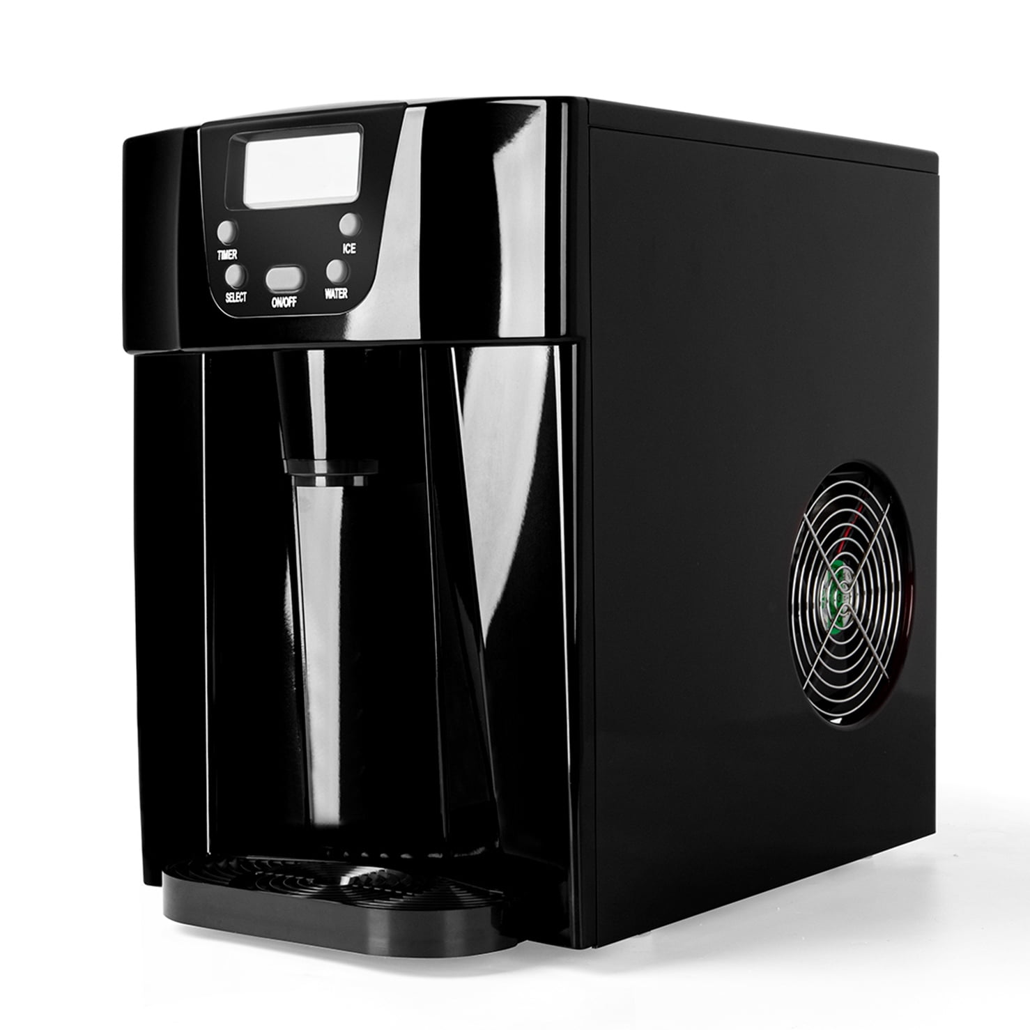 Canddidliike Ice Cube Maker for Countertop with Water Dispenser ...