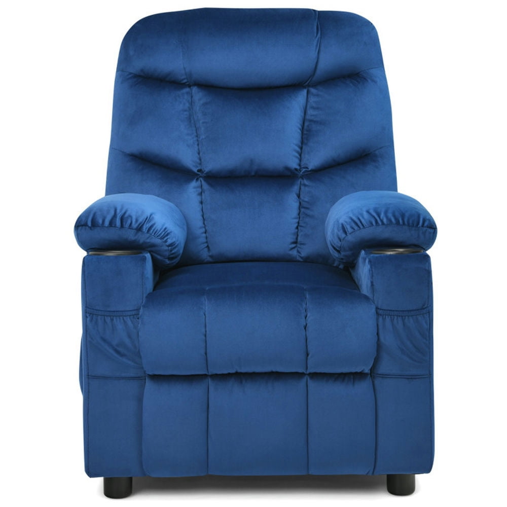 Canddidliike Kids Recliner Chair with Cup Holder and Footrest for ...