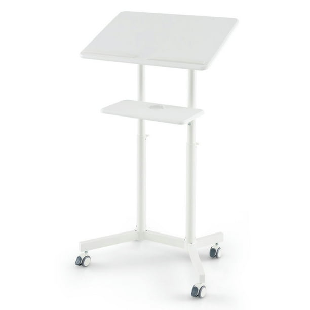 Canddidliike Mobile Lectern Podium Height-adjustable Rolling Laptop ...