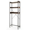 Costway 3-Tier Over-The-Toilet Bathroom Shelf Metal Frame Space Saver ...
