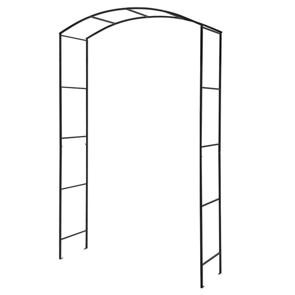 Canddidliike Plant Stand Archway Garden Arch Arbor Trellis with Gate ...