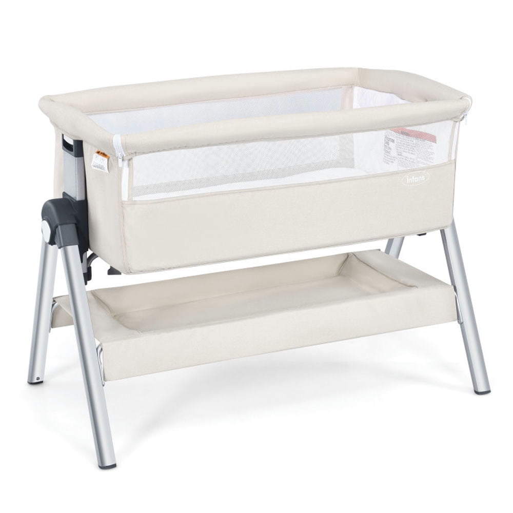 Canddidliike Portable Baby Bedside Sleeper, Baby Bedside Cradle with ...
