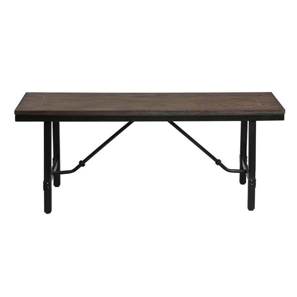 Canddidliike Rectangular Wooden Bench, Modern Minimalist Style Bench in ...