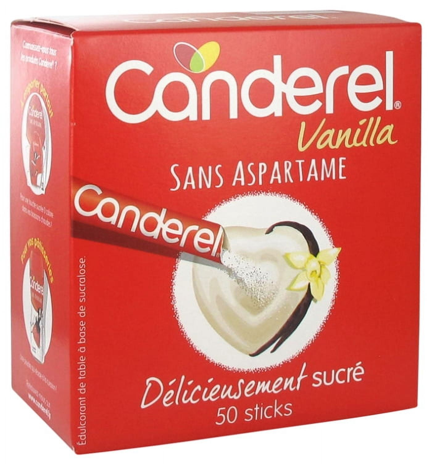 Canderel - Vanilla 50 Sweetener Sticks - Walmart.com