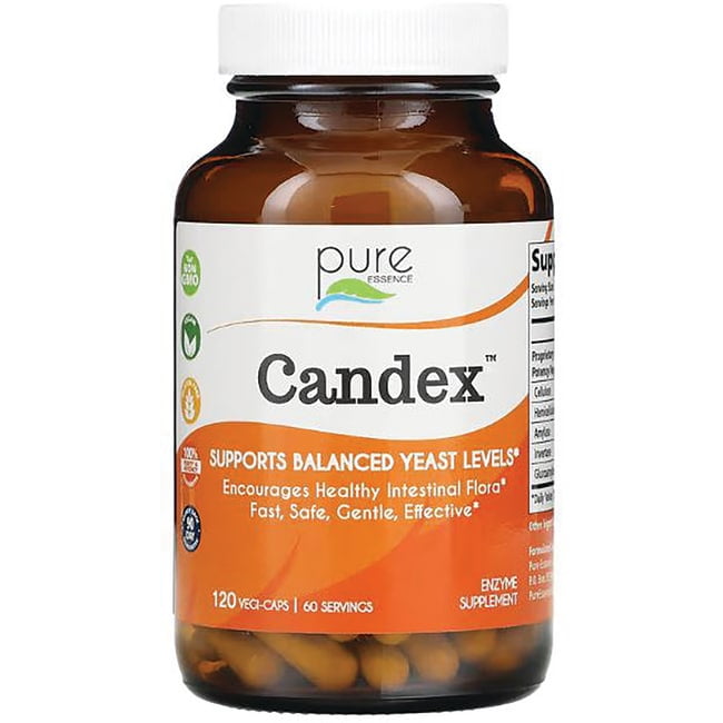 Candex Candida Cleanse Supplement by Pure Essence - No Die Off Reaction ...