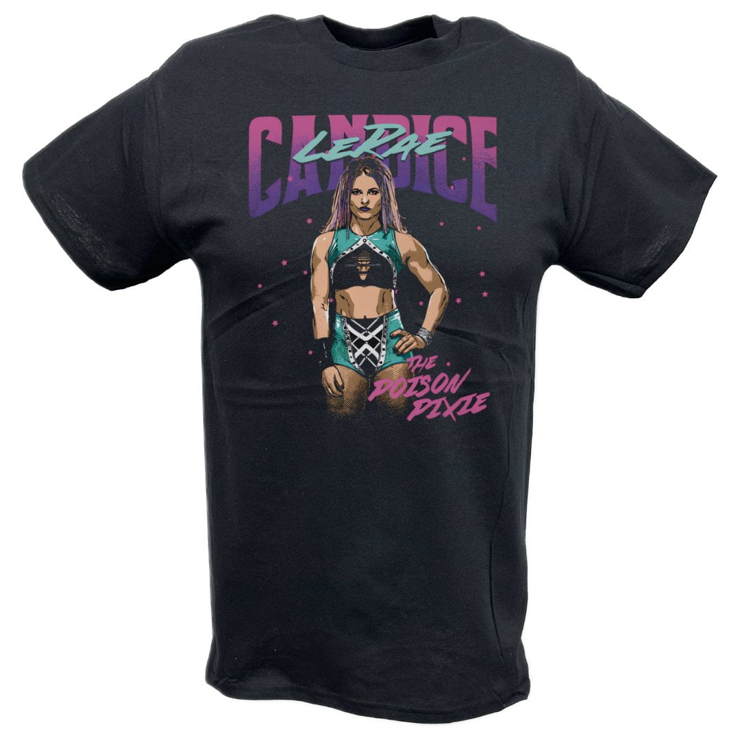 Candice LeRae Poison Pixie Black T-shirt - Walmart.com