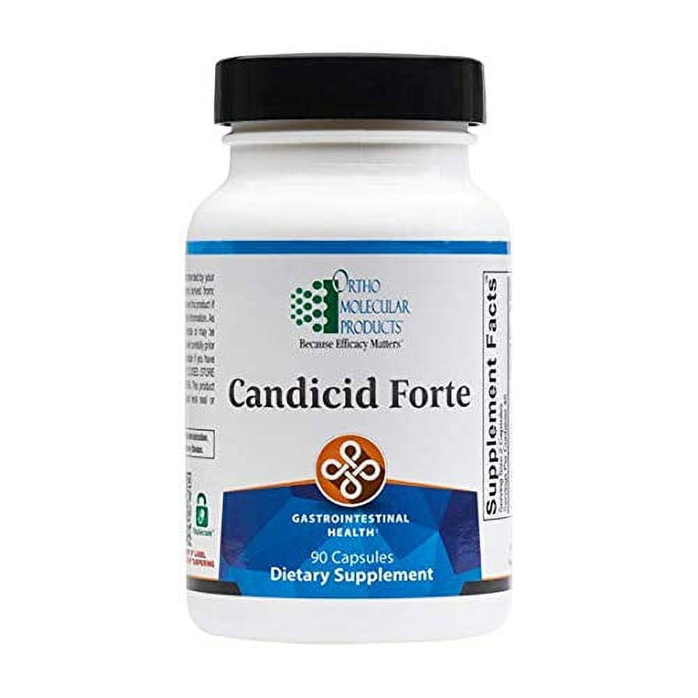 Candicid Forte (90 capsules) by Ortho Molecular Products - Walmart.com