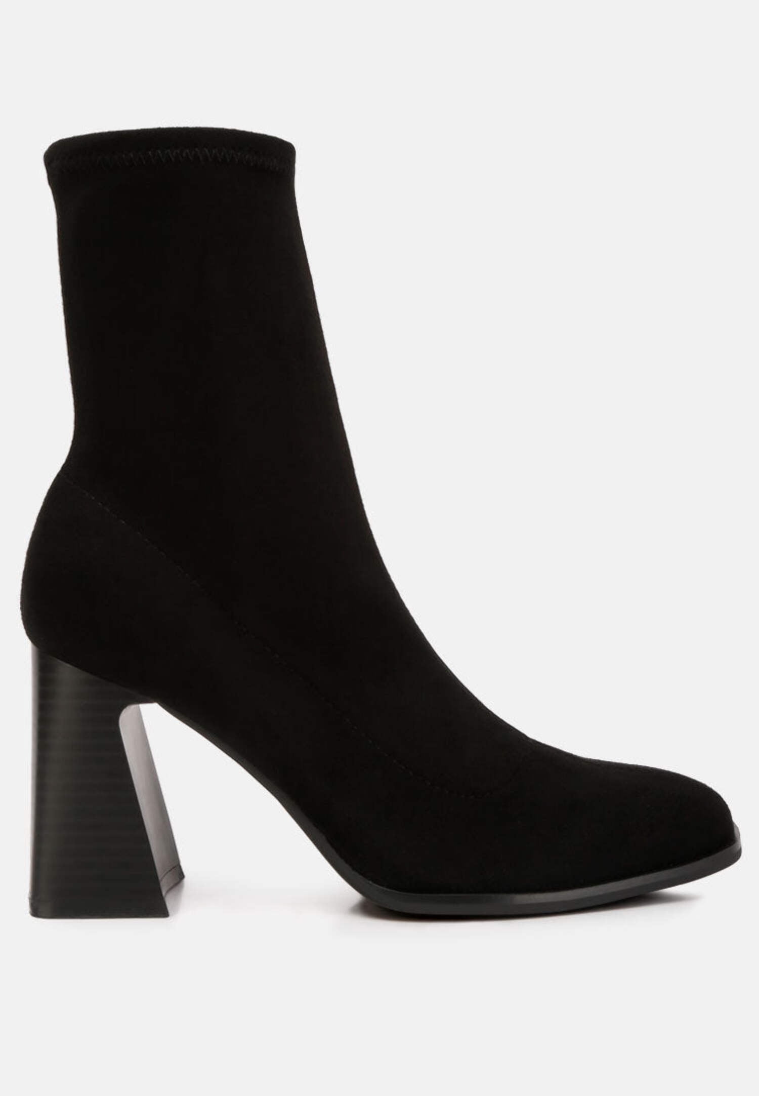 Candid High Ankle Flared Block Heel Boots - Walmart.com