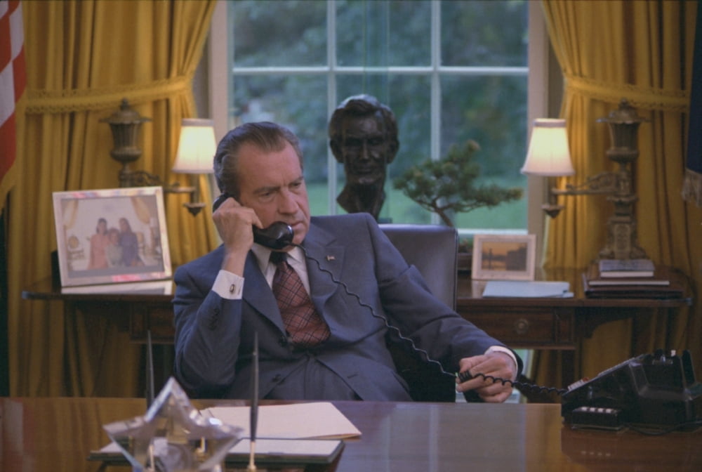 Candid Photo Of Richard Nixon At His Desk In The Oval Office Was Taken ...