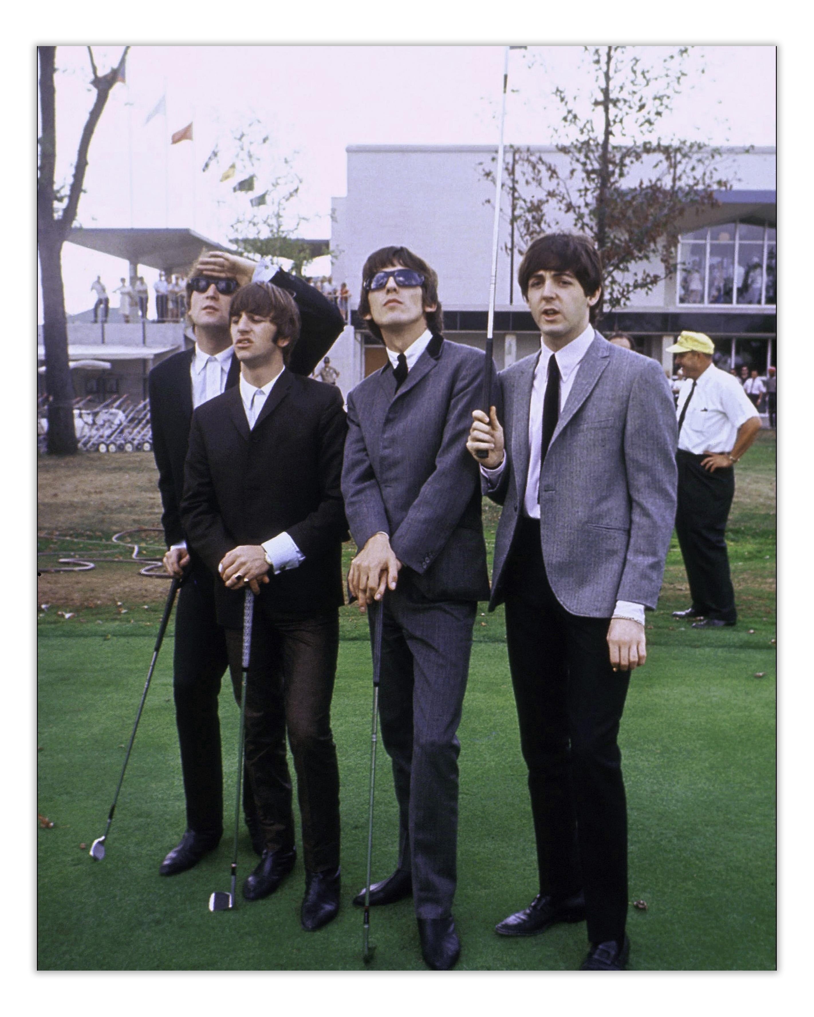Candid Portrait Of The Beatles Golfing, 16X20 Print By Globe Photos ...