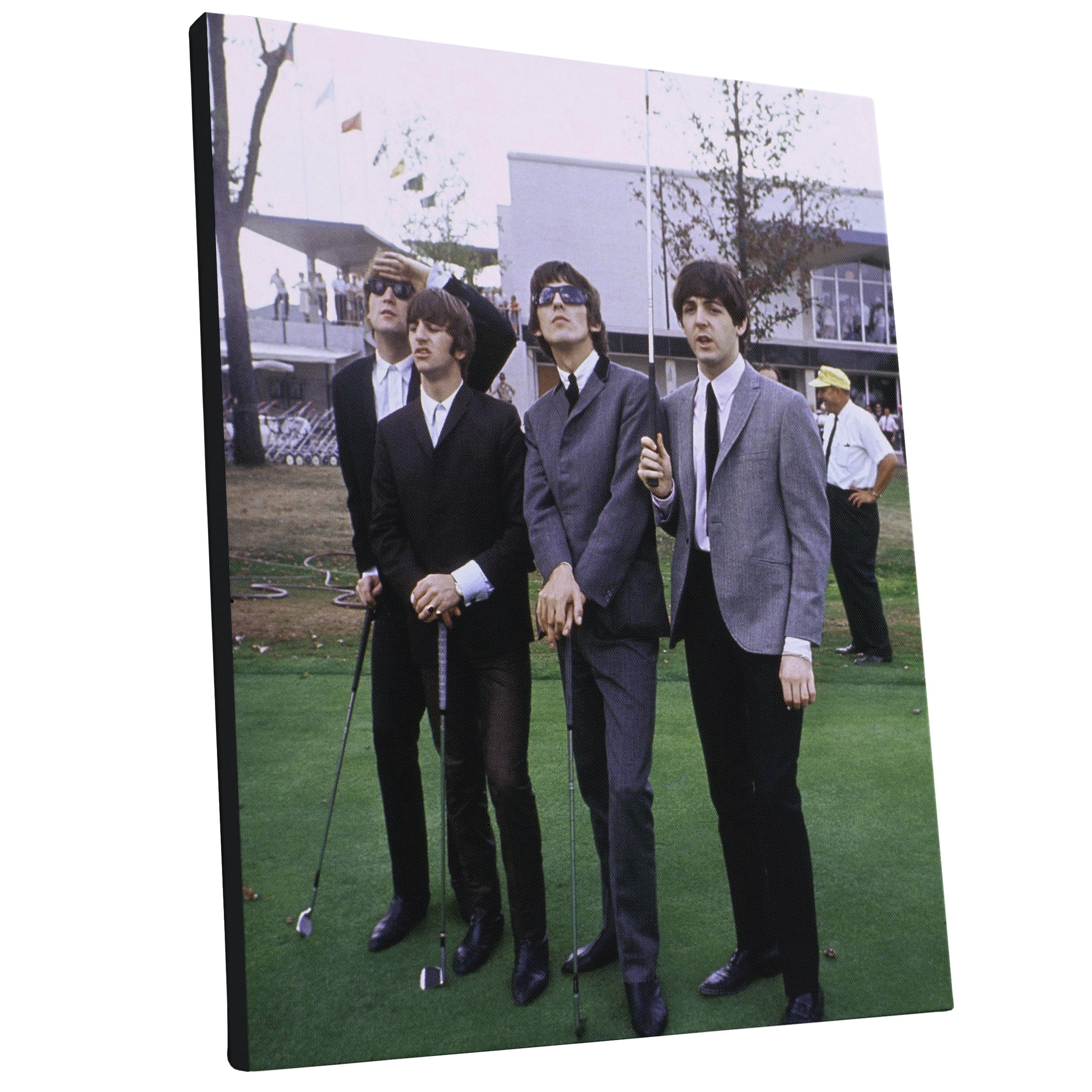 Candid Portrait Of The Beatles Golfing, 20X24 Canvas Print By Globe ...