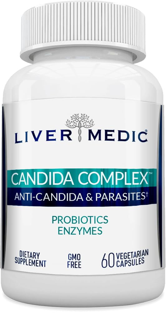 Liver Medic Candida Complex Fight Fungus & Parasites, Non-GMO (60 ...