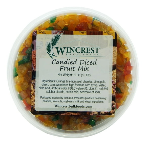 Special Mello Candied Fruit Mix, Orange Peel, Pineapple, Cherries, 1 ...