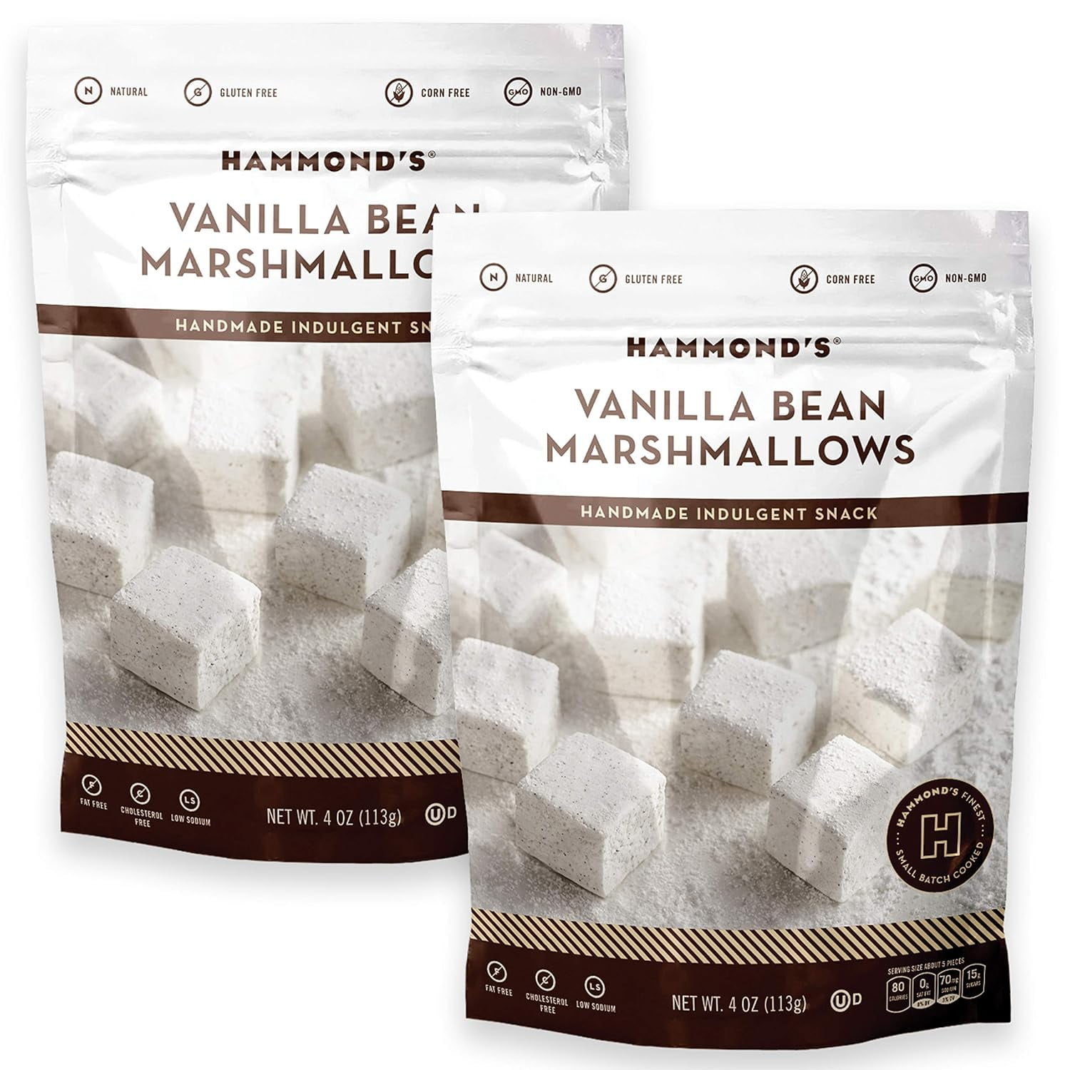 Candies Gourmet Marshmallows – Vanilla Bean | Great for Snacking, Hot ...