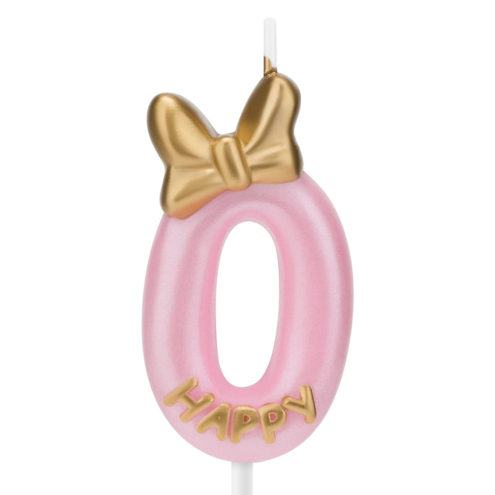 Candle Birthday Girl, Pink Third Birthday Candle for Cake Topper ...