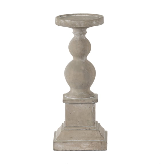 Candle Holder - 14"H - Gray - Walmart.com