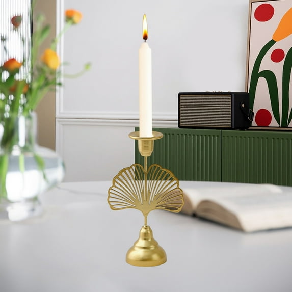 Candle Holder Under $5 ! Yrmaups Floral Design Metal Candle Stand Home ...