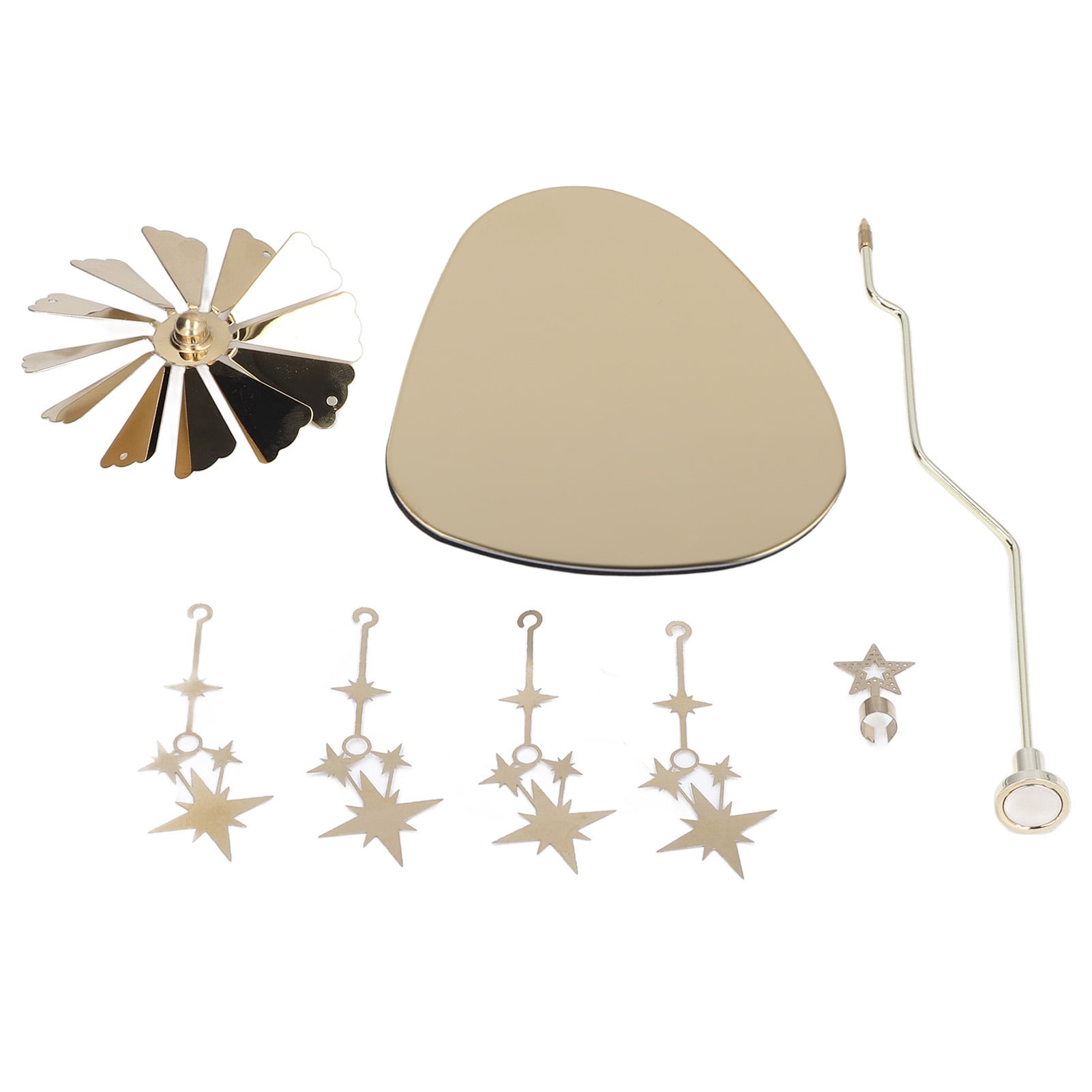 Candle Holder Round Triangle Tray Romantic European Style Stainless ...