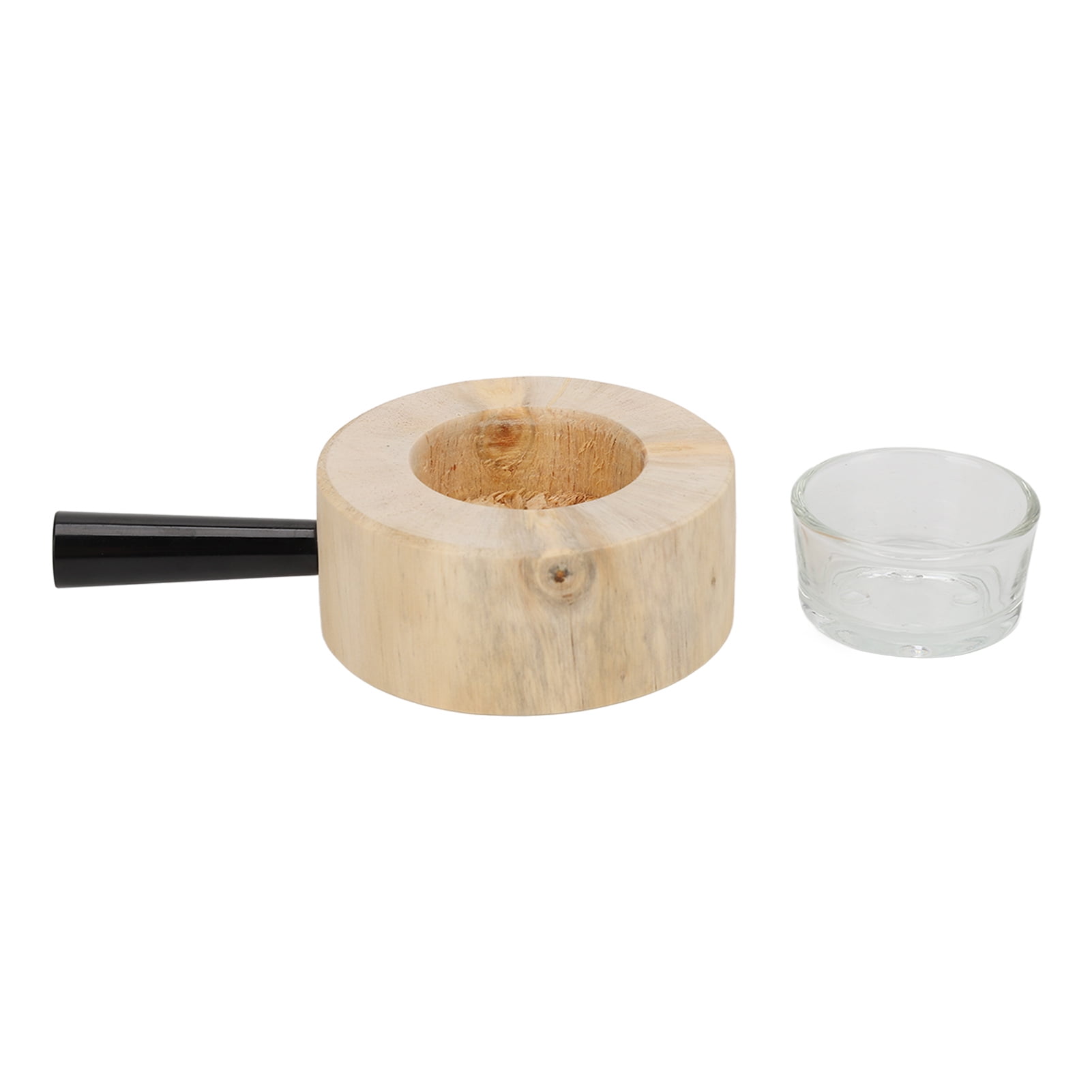 Candle Holder Wooden Candlestick Stable Candle Display with Cup for ...