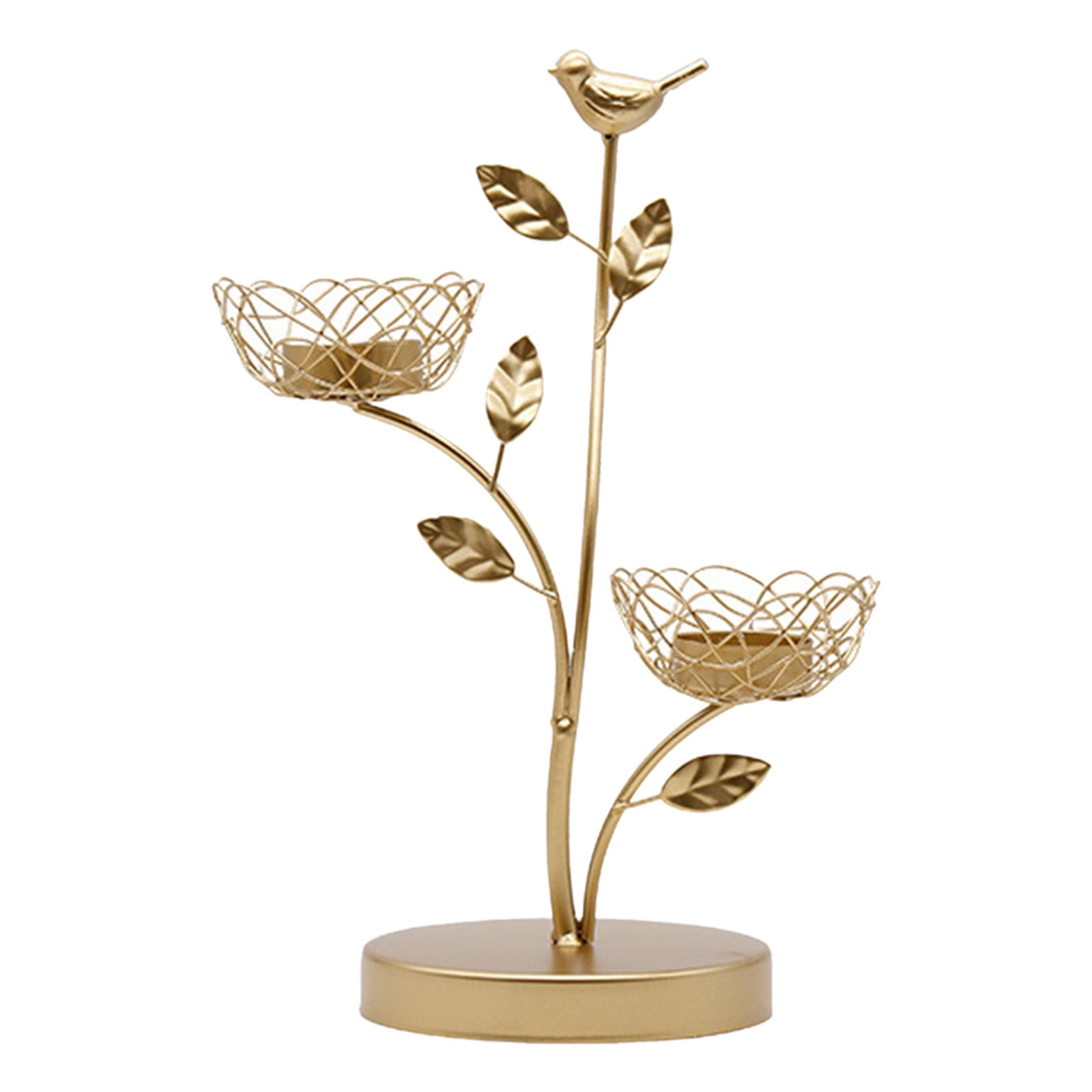 Candle Holders for Pillar Candles, Tyeign Iron Bird Candle Holder ...