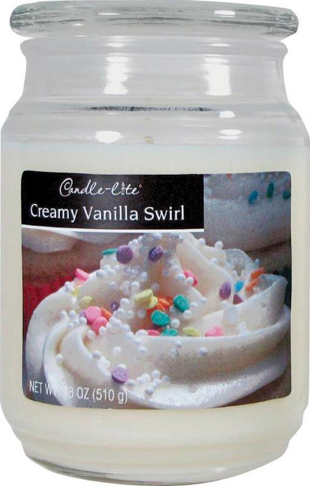 Candle-lite Scented Candles, Creamy Vanilla Swirl Fragrance, One 18 oz ...