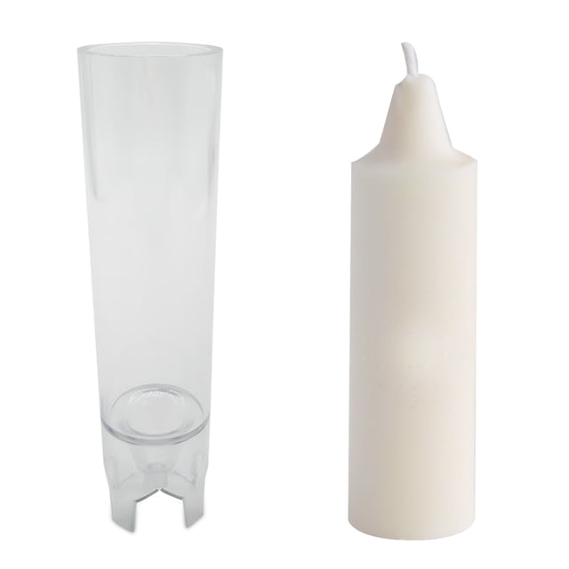 Candle Lab | Cylinder Spire Candle Mold - 3D Bubble Silicone Candle ...