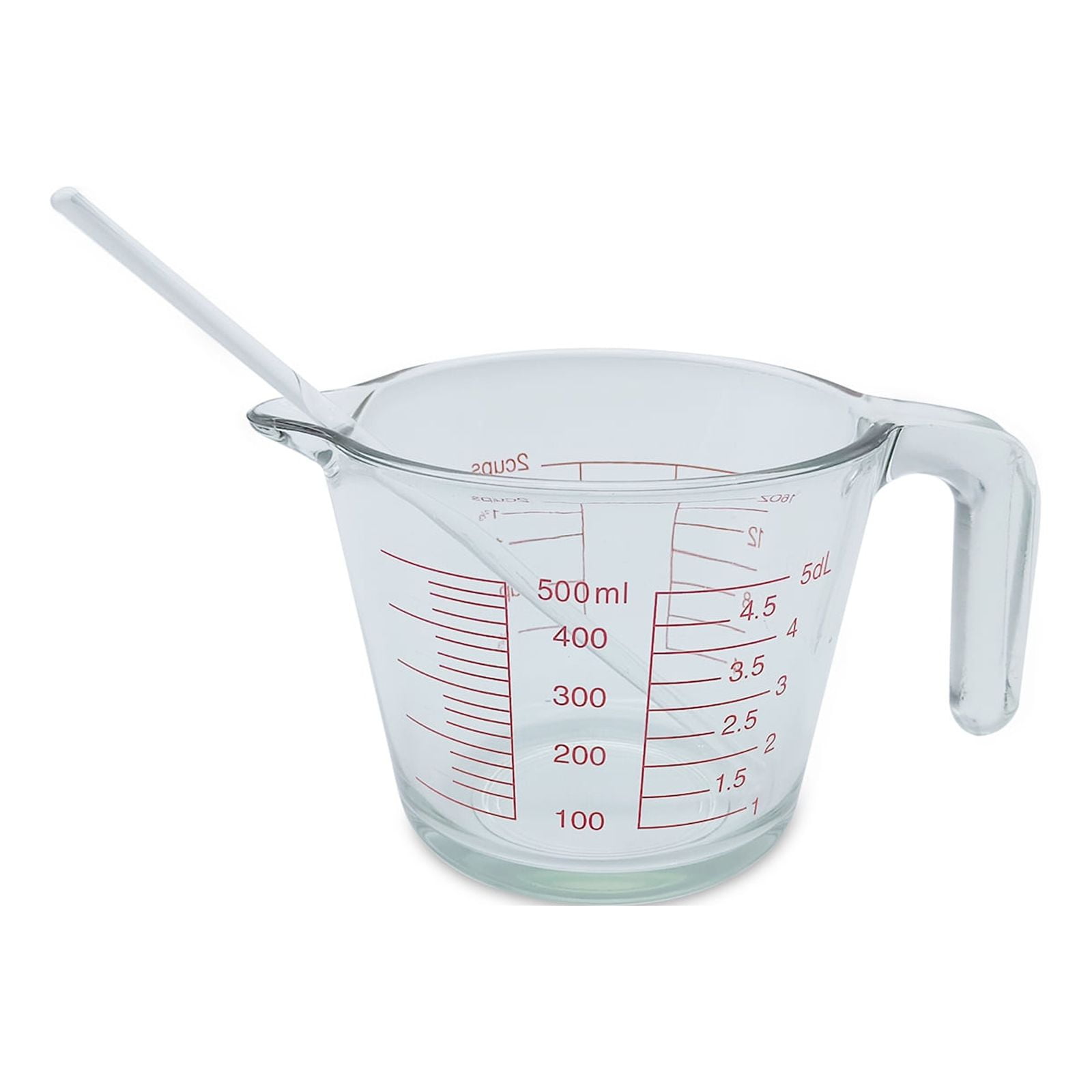Candle Lab | Measuring Cup Transparent Glass Stick 12" Length Stir Rod ...
