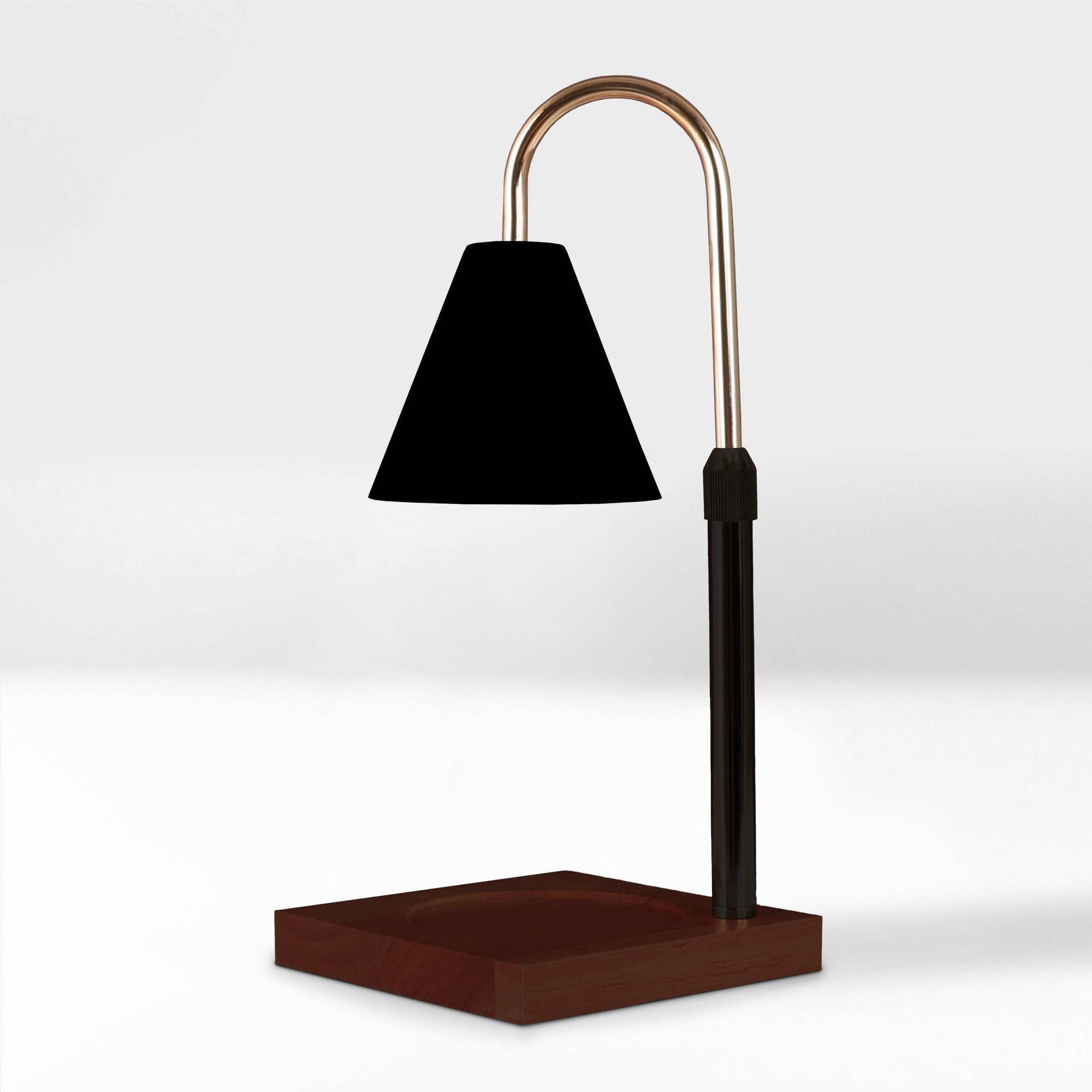 Candle Lamp Warmer Black Metal Shade: Electric Fragrance Dispenser ...