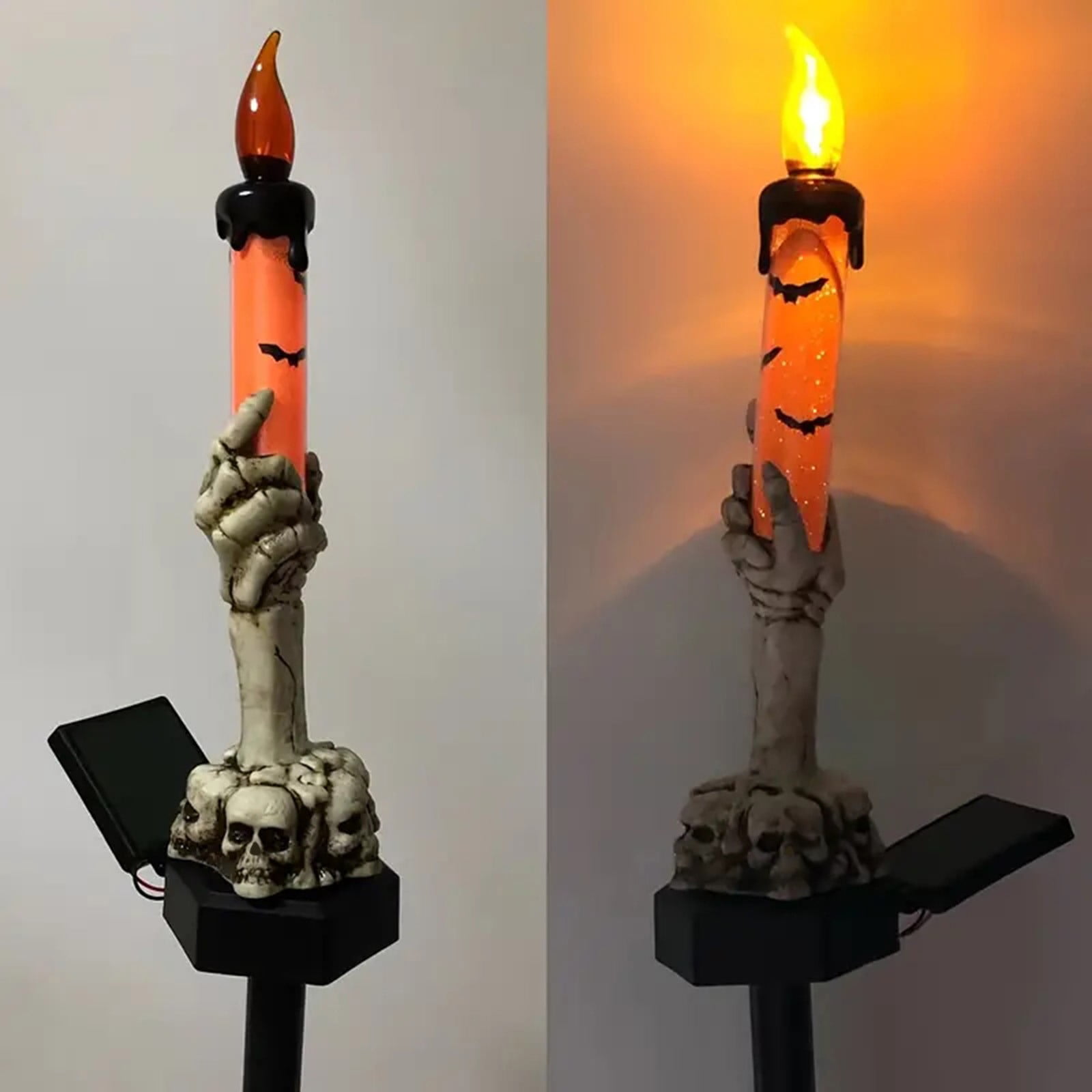 Candle Lamppost Battery With Timer Illuminated Statue Suitable For ...