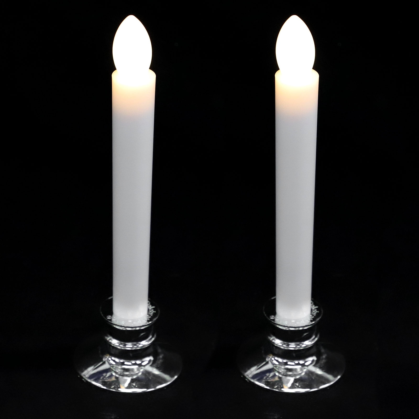 Candle Light Electric Taper Candles Flameless Remote Controlled Lamp ...