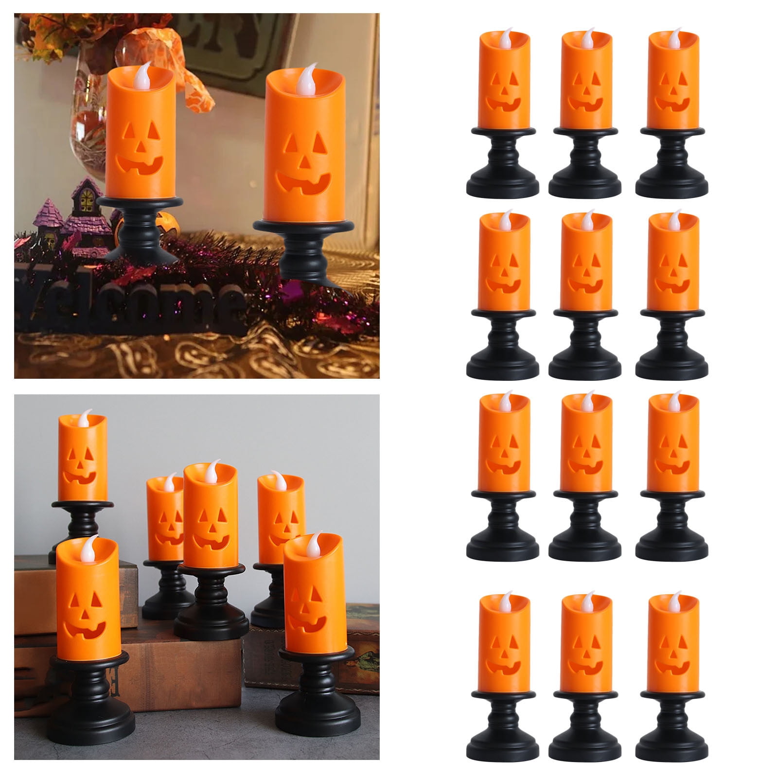 Candle Light Pumpkin Shape Light Home Table Light Decoration Venue ...
