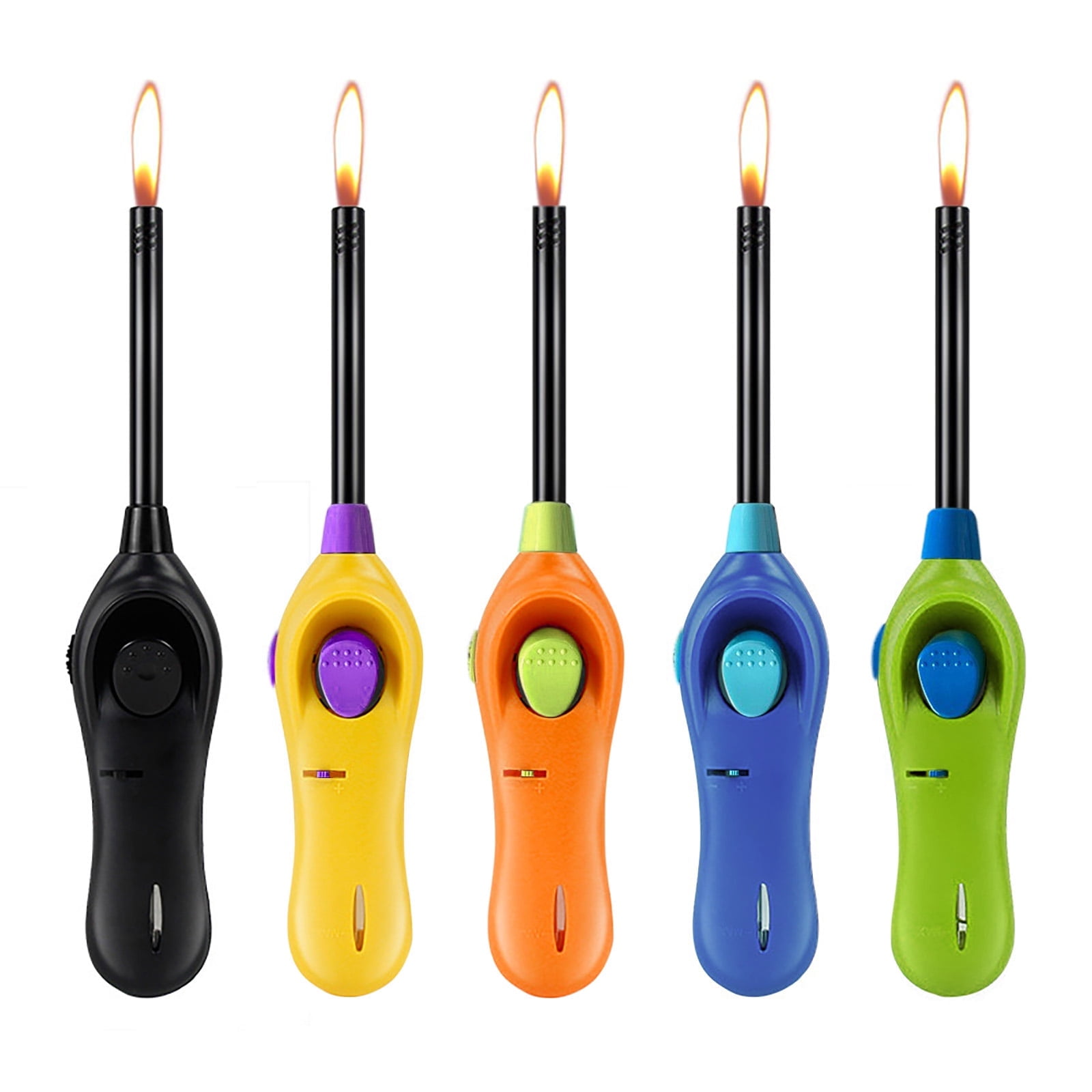 Candle Lighter Long Reach Neck,Extended Metal Wand Fire Lighters Set ...