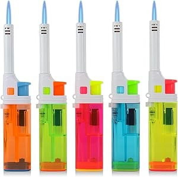 Candle Lighters Multipurpose Extended Long Gas Lighter Windproof with ...