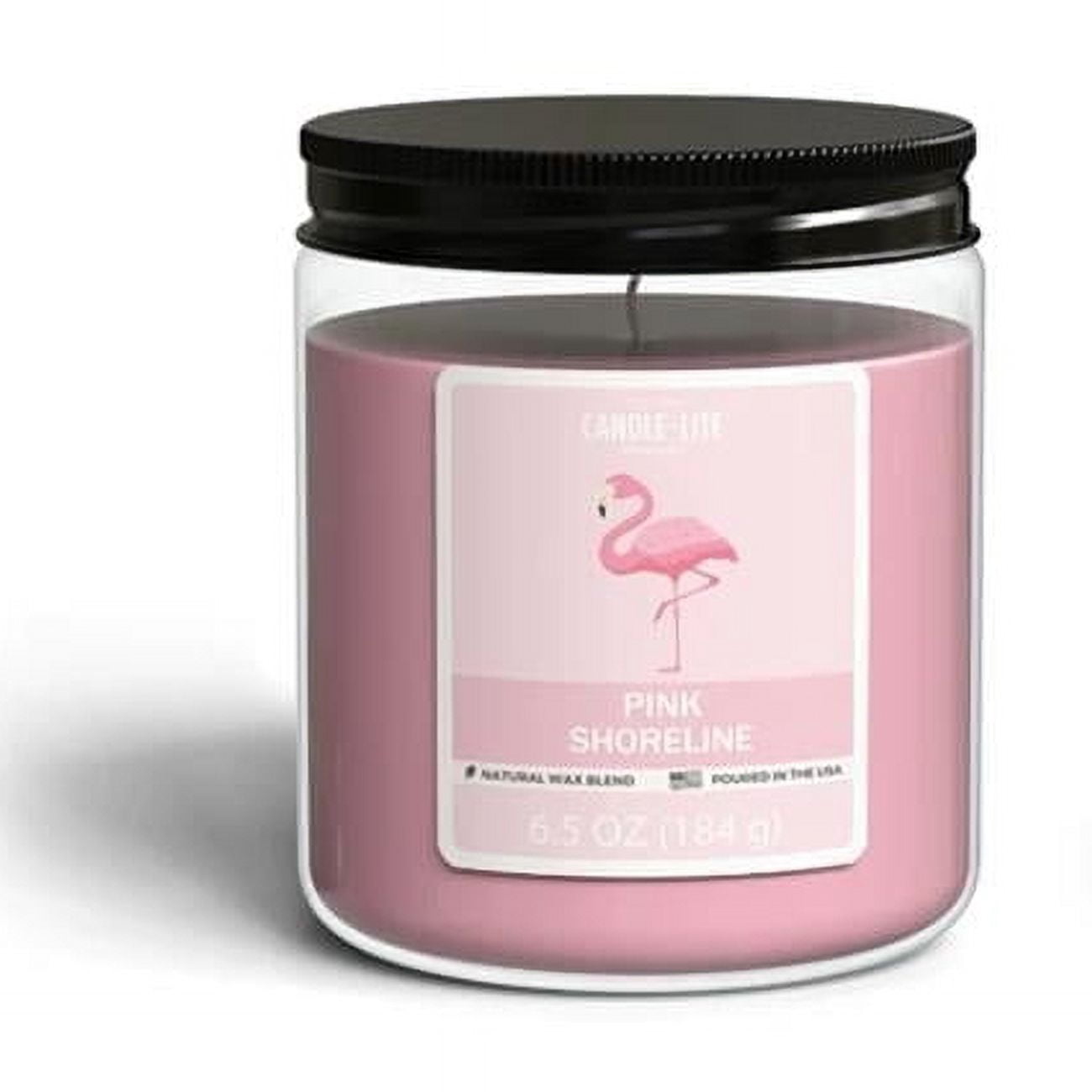 Candle Lite 130007 6.5 oz Pink Shore Candle - Pack of 6 - Walmart.com