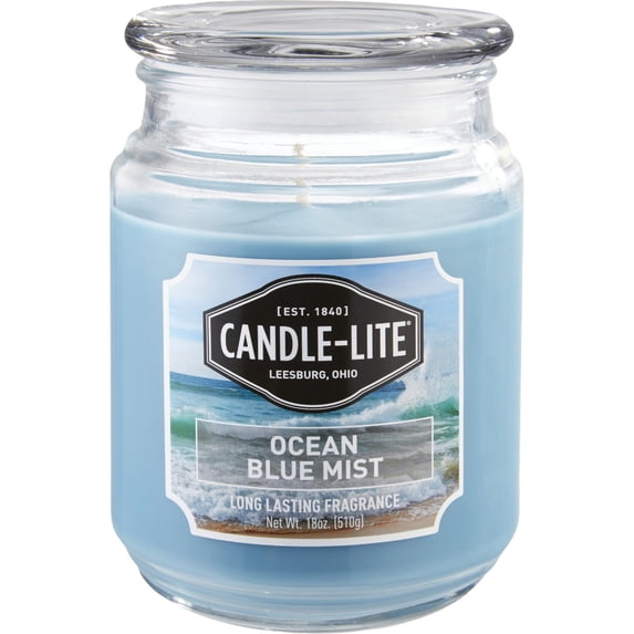Candle-Lite Candle Ocean Blue Mist 18OZ 3297128 - Walmart.com