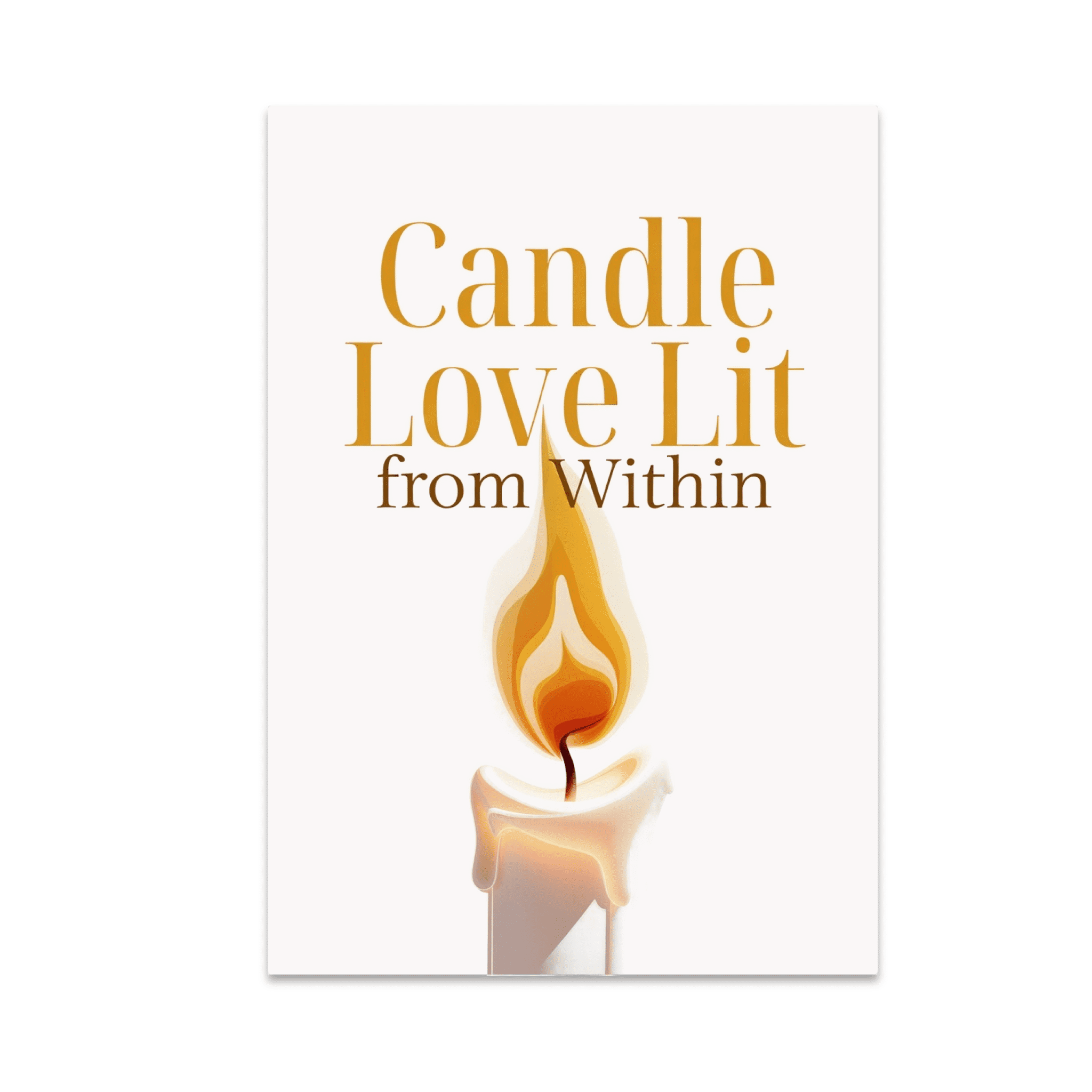 Candle Love Lit from Within - Romantic Wall Decor - 13x19 Poster Print ...