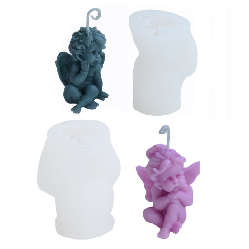 Candle Making Moulds 3D Baking Decorations Candle Molds Silicone Craft ...
