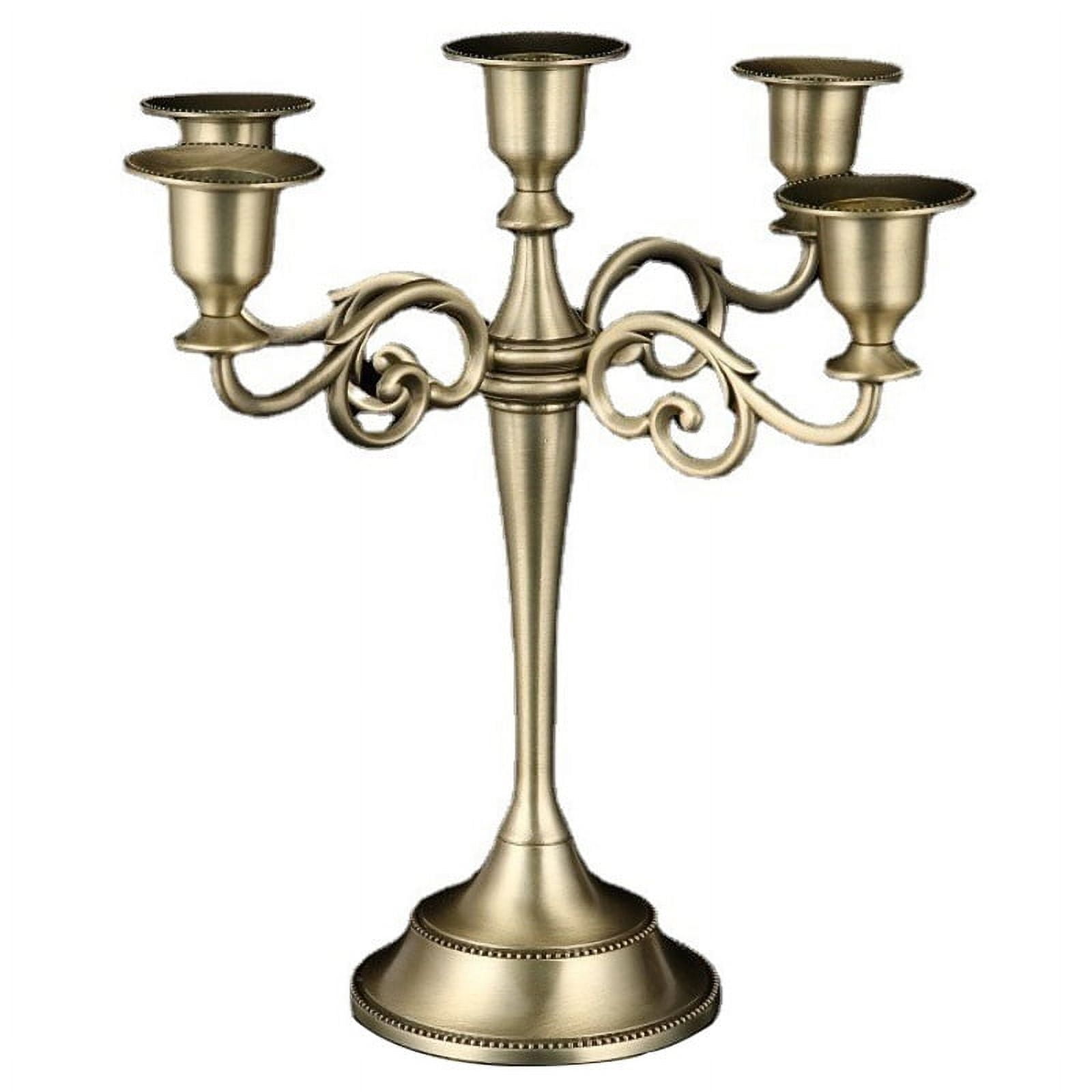 Candle Metal Candelabra Candlestick Holders Tall Candle Holder Wedding ...