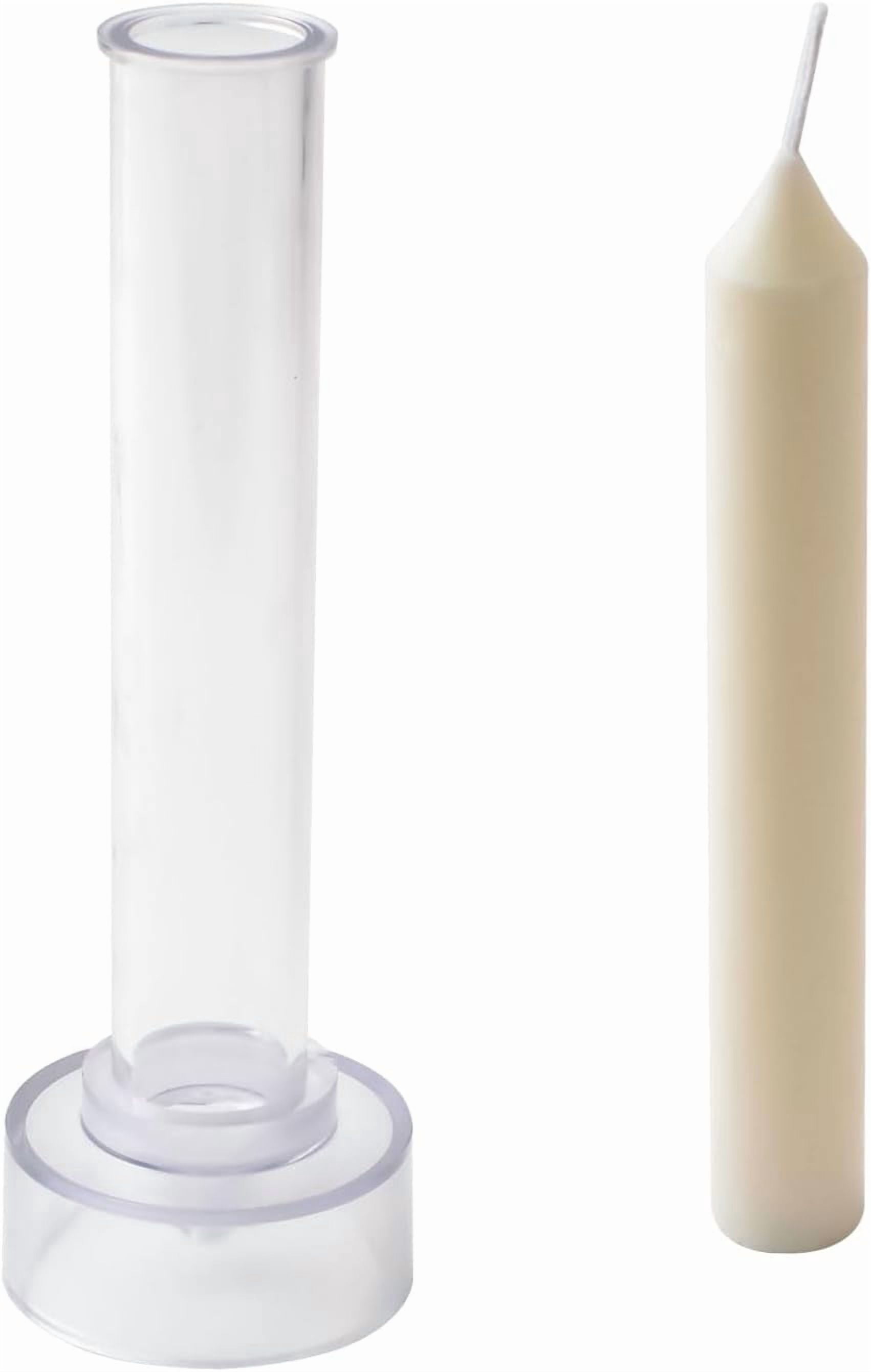 Candle Mold, Clear Plastic Pillar Cylindrical Candle Molds DIY ...