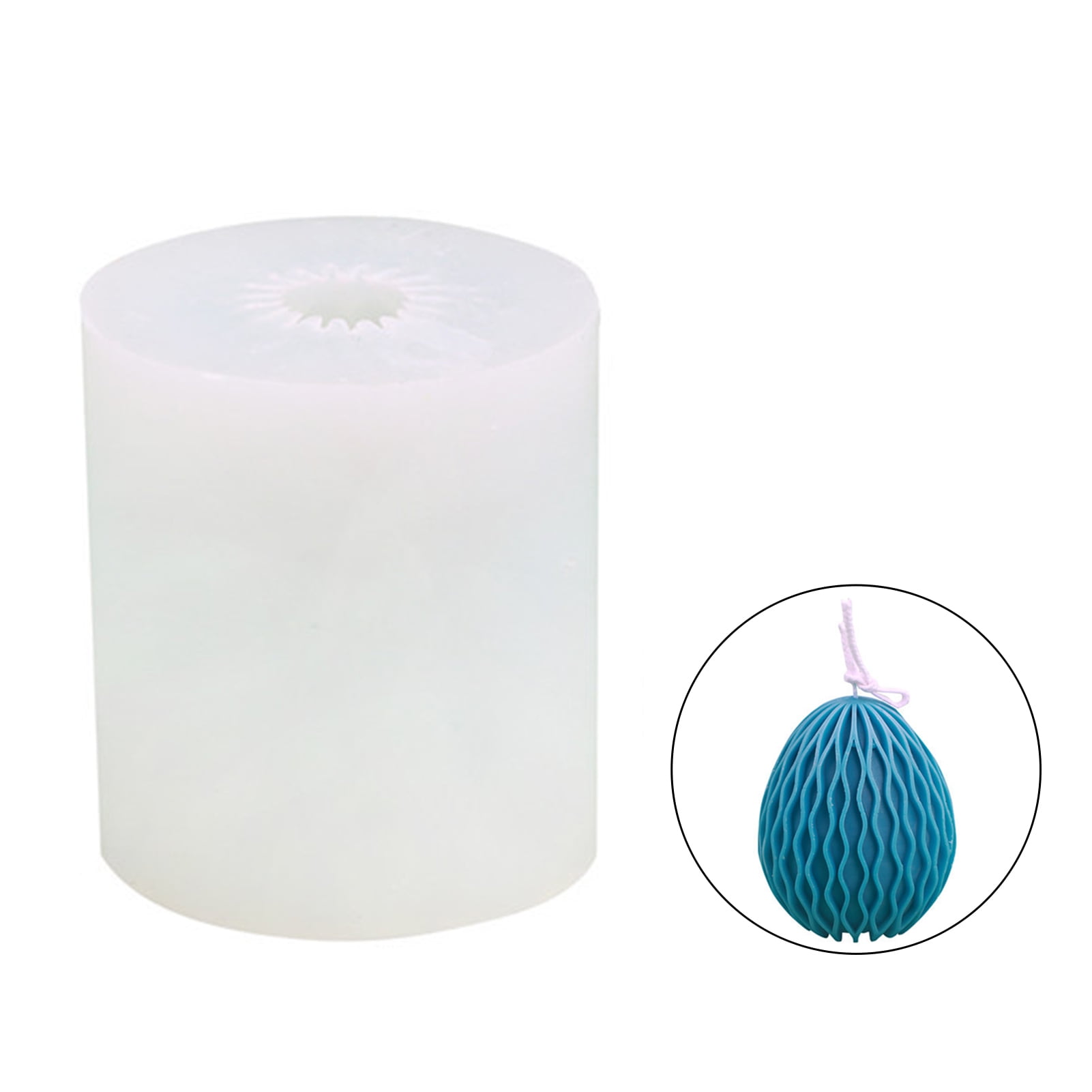Candle Mold Non Stick Anti-deformed Reusable DIY Silicone Happy Easter ...