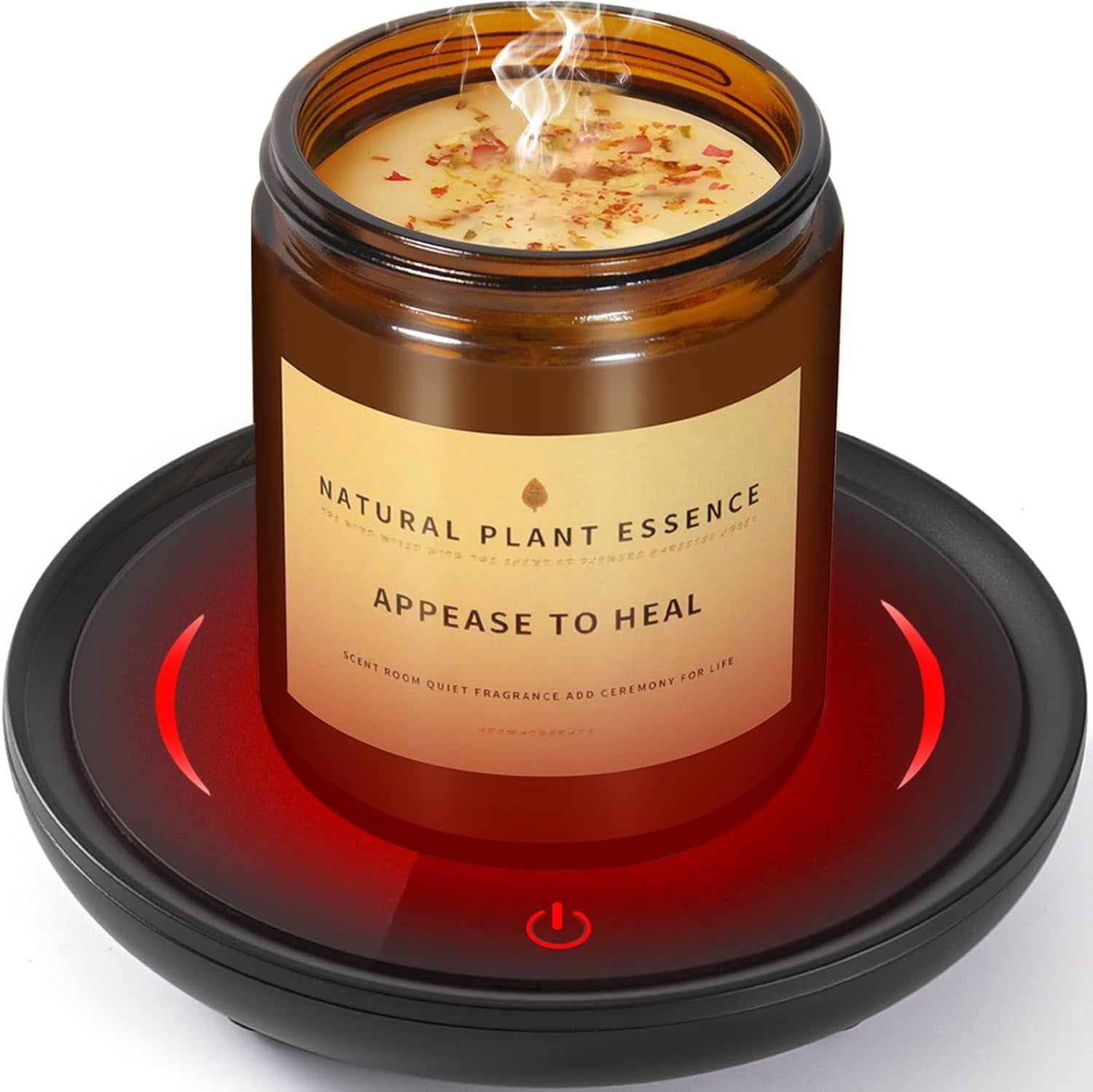 Candle Mug Warmer, Gravity-Induction for Desk with 2 Temp Settings ...