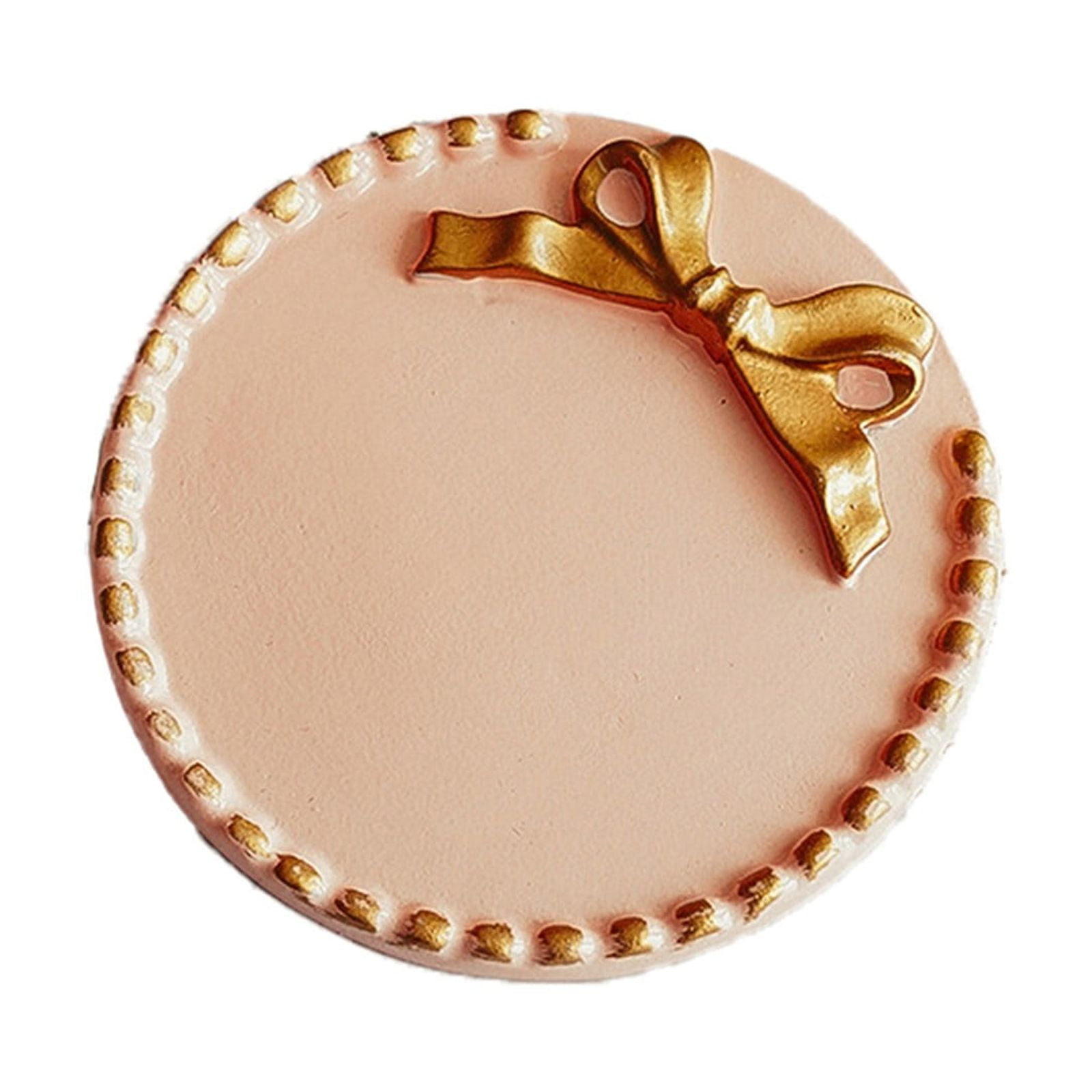 Candle Plate Holder Tray: Round Wooden Decorative Candle Plate Small ...