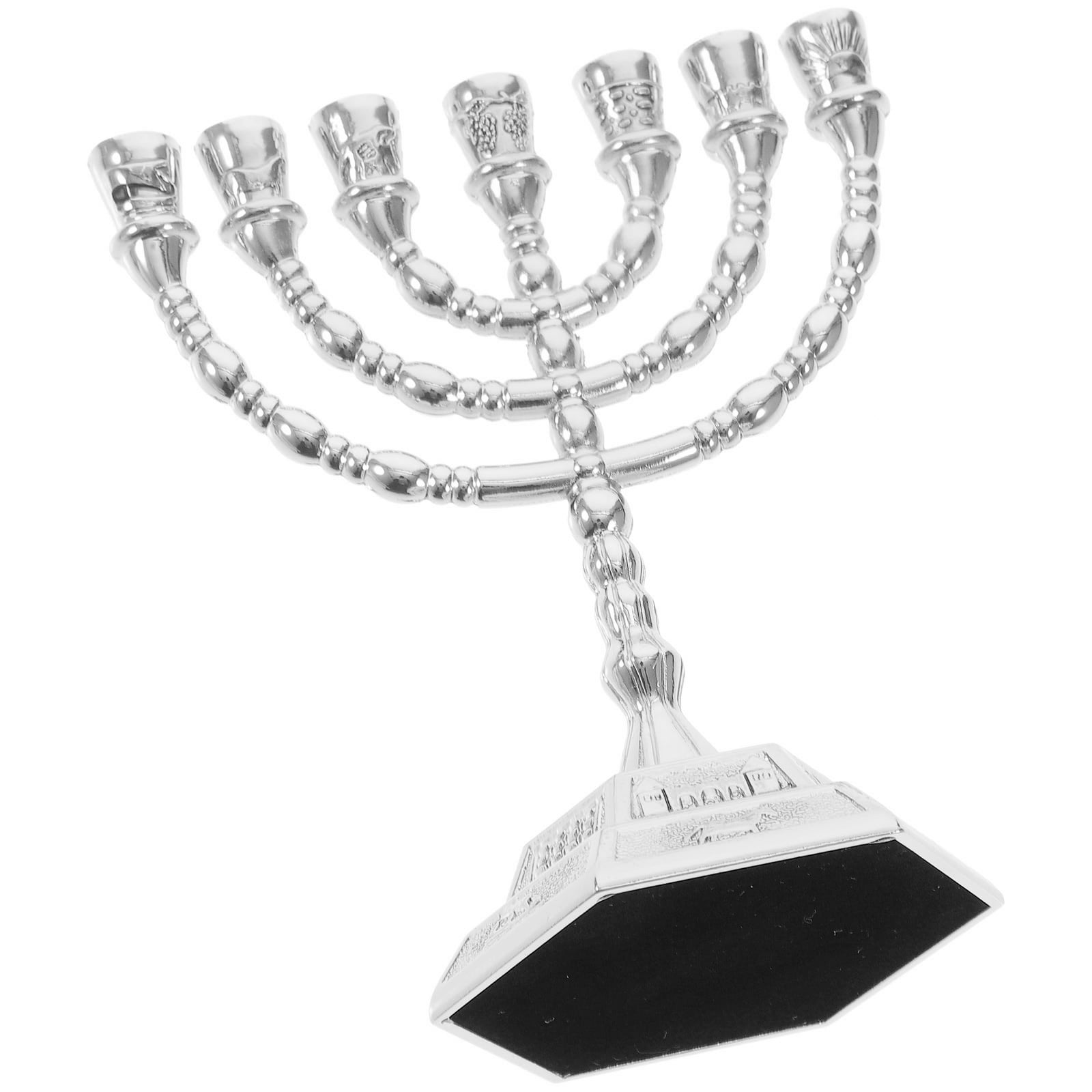 Candle Stick Holder 7 Candlesticks Hanukkah Branches Miss - Walmart.com