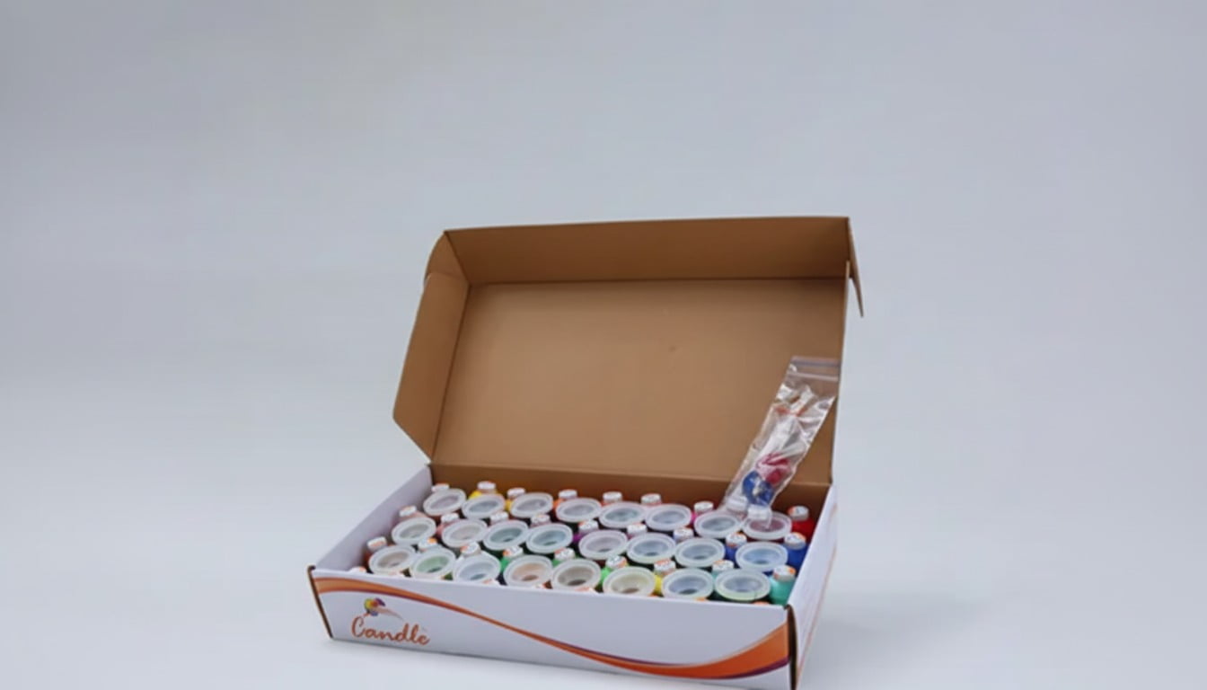 Candle Thread 1000m, 100% Polyester Machine Embroidery Thread Kit – 60 ...