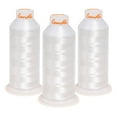 Candle Threads White 100% Polyester Machine Embroidery Thread, 5000M, 3 ...