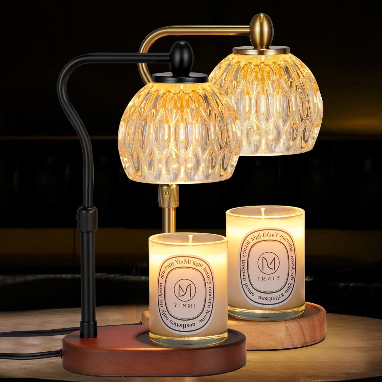 Candle Warmer, Candle Warmer Lamp with Timer & Dimmer Candle Warmer ...